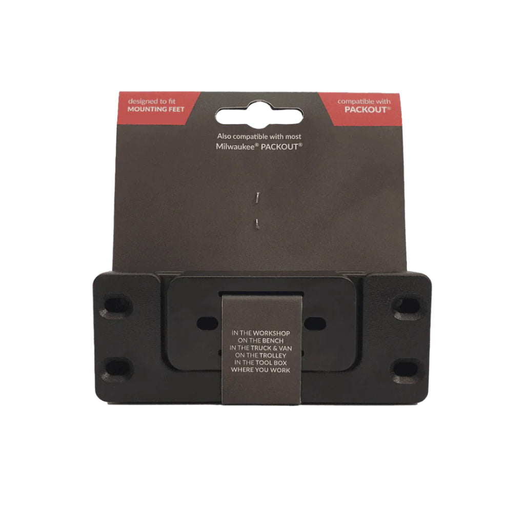 StealthMounts, OM-CLFT-BLK-4 Cleat 'n' Feet Mounting System - Black Cl